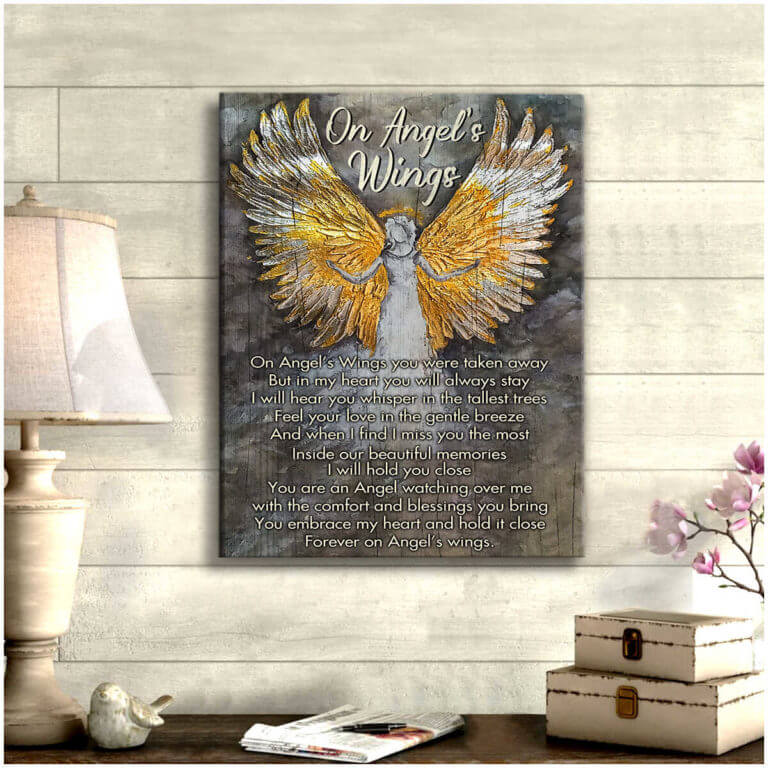 Ohcanvas Angel's Wings Angle Canvas Wall Art Decor - Oh Canvas