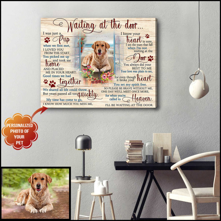 Ohcanvas Waiting At The Door Custom Canvas Wall Art Decor - Oh Canvas