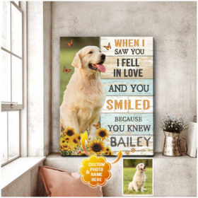 Ohcanvas Custom Name Photo When I Saw You Canvas Wall Art Decor - Oh Canvas