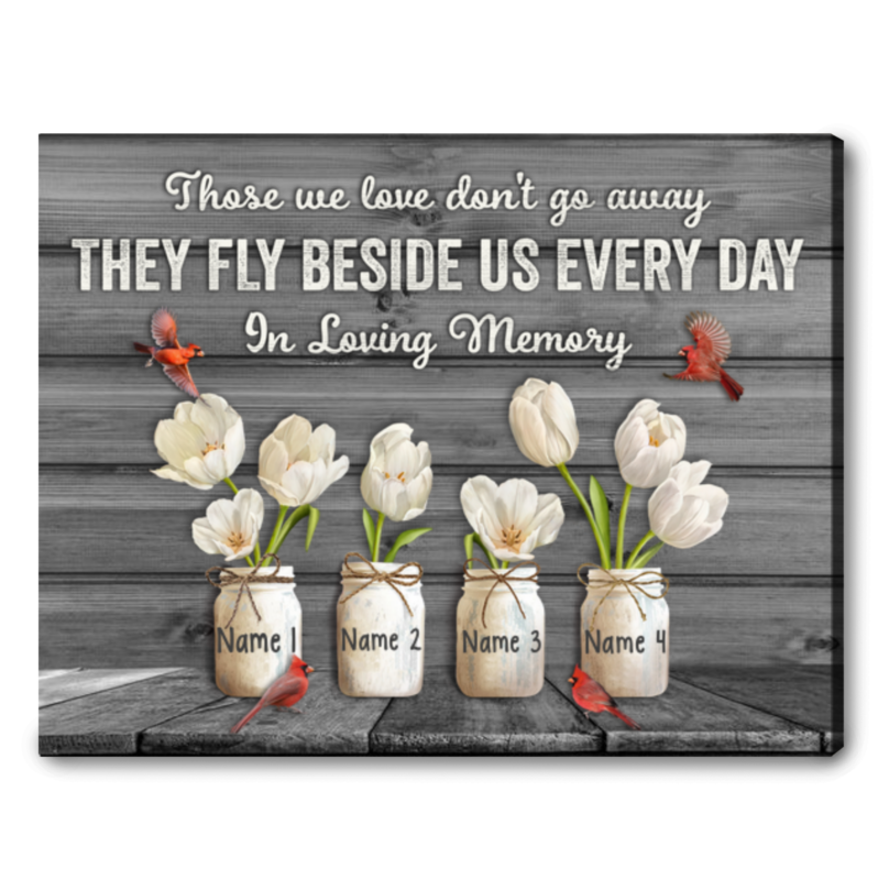 Personalized Memorial Gifts Canvas Print Wall Art For Remembering Loved ...