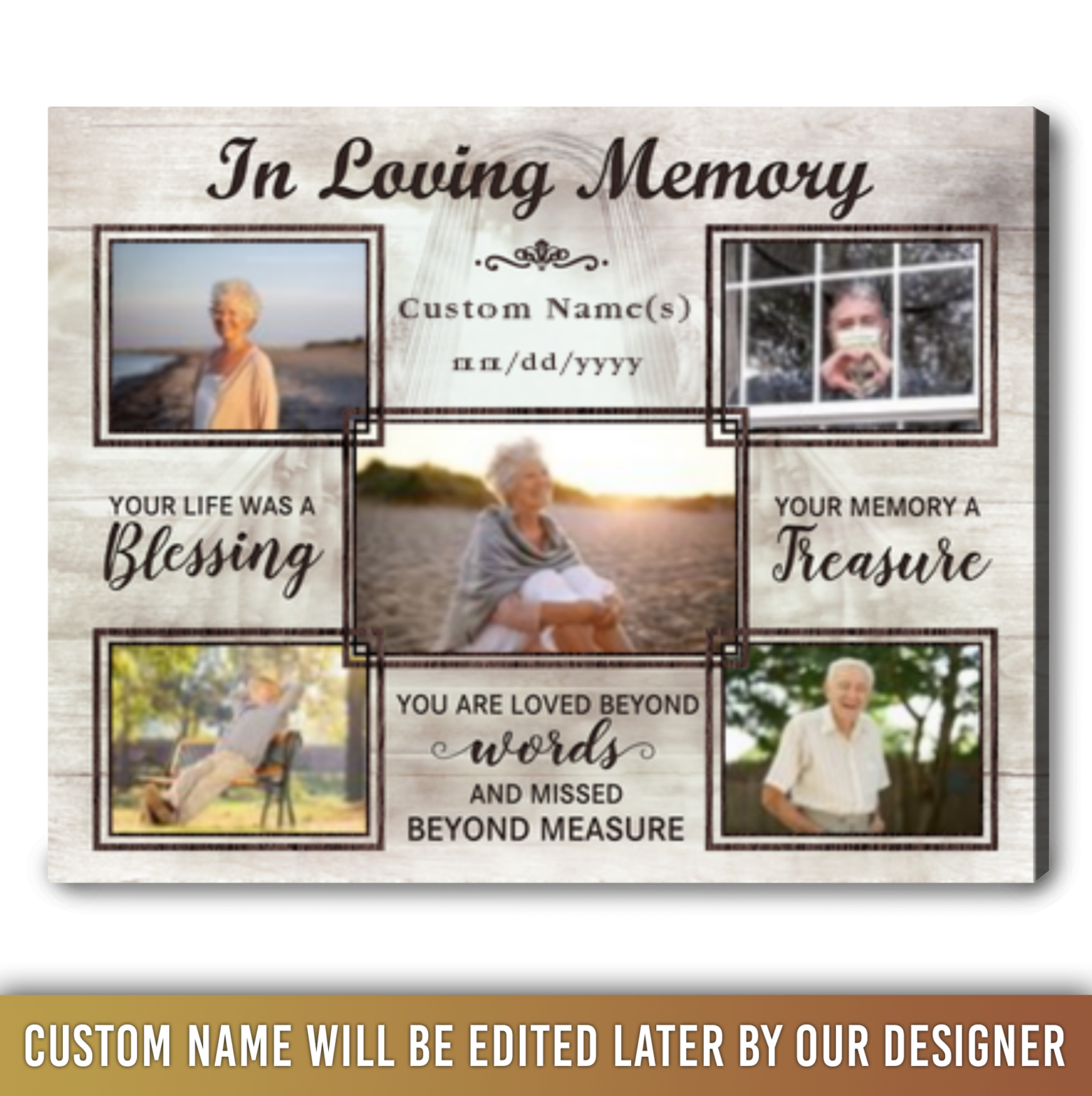 Personalized Memorial Gifts - Oh Canvas
