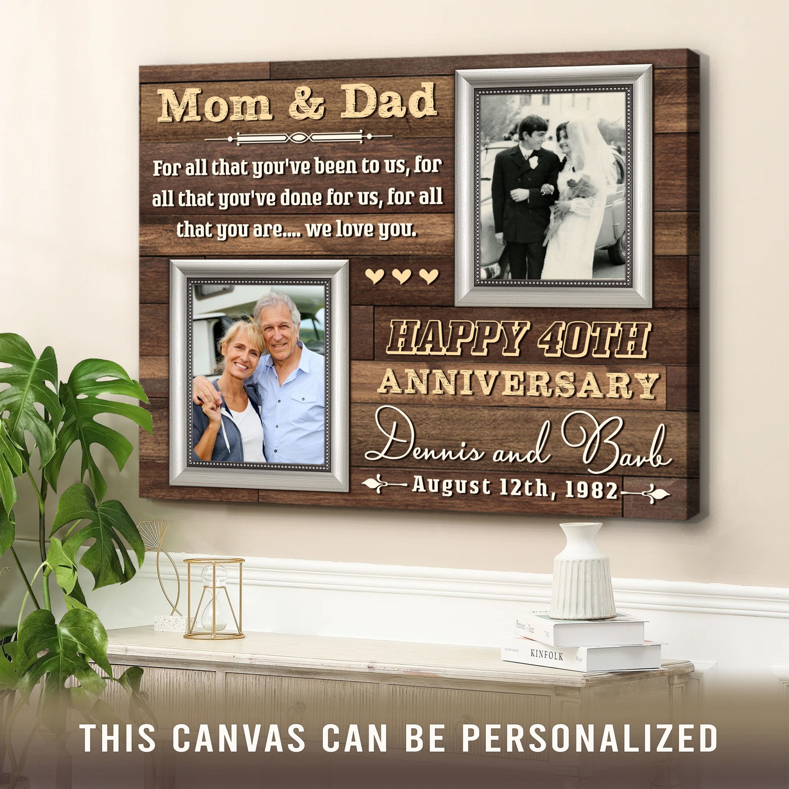 40th Anniversary Gift For Parents 40 Parents Wed Glomarket 40th Anniversary Gift For Parents 40 Parents Wed Glomarket