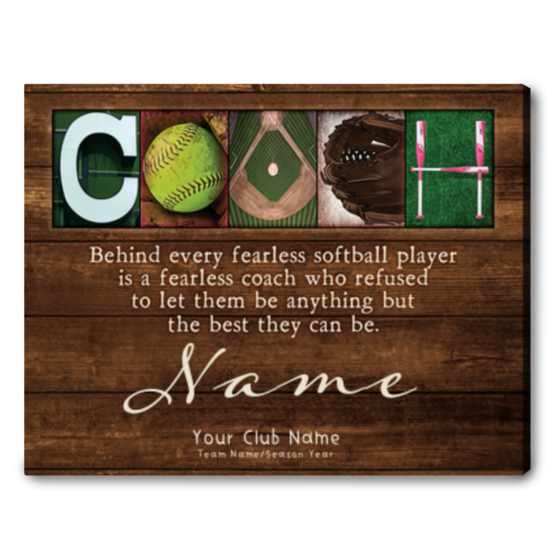 Gift Ideas For Softball Coach Personalized Softball Coach Gifts Coaches ...