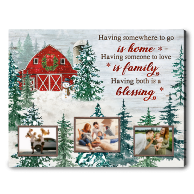 Perfect Family Christmas Gifts Custom Family Photo Wall Art Decor - Oh ...