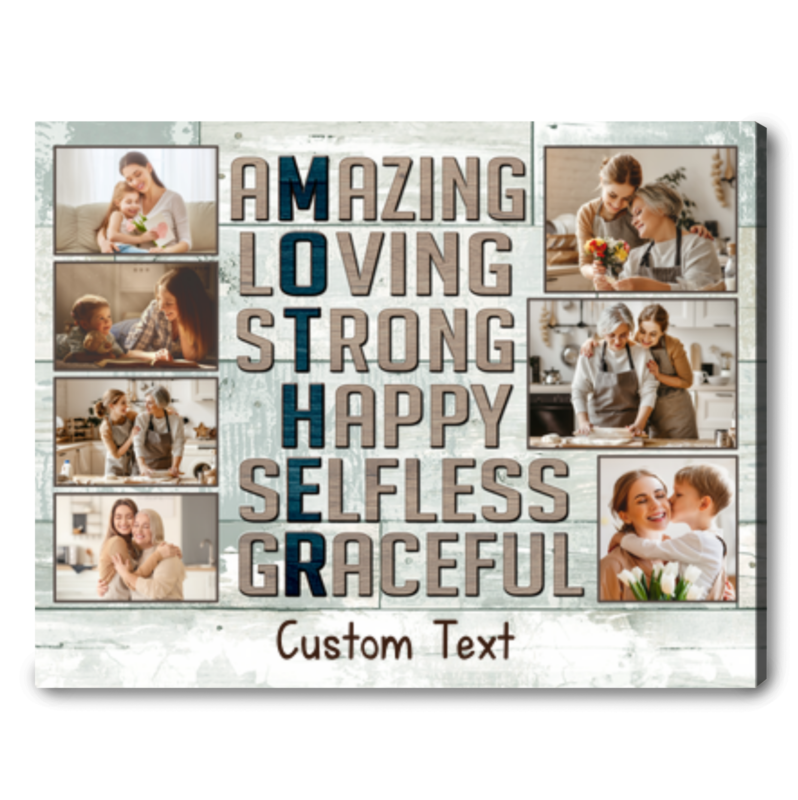 Custom Amazing Mother Canvas Special Gift Idea For Mother's Day - Oh Canvas