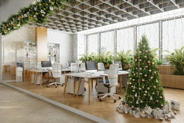 52 Magical Christmas Office Decorations For Every Workspace