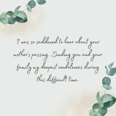 60 Meaningful Sympathy Messages For Loss Of Mother
