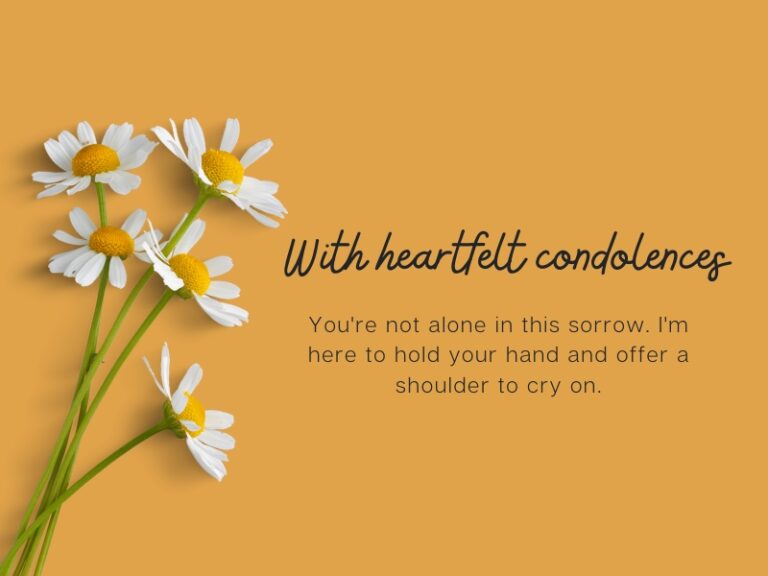 125 Sincere Sympathy Messages For Loss Of Sister