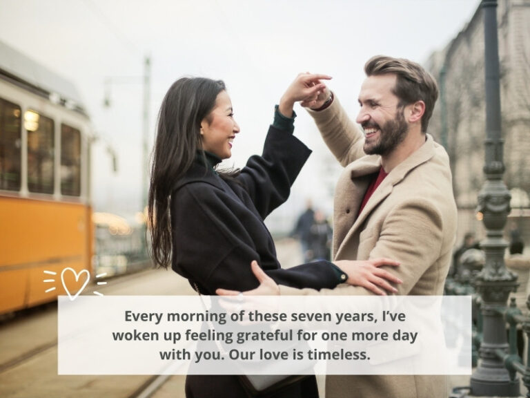 110 Happy 7 Year Anniversary Quotes for a Truly Special Day