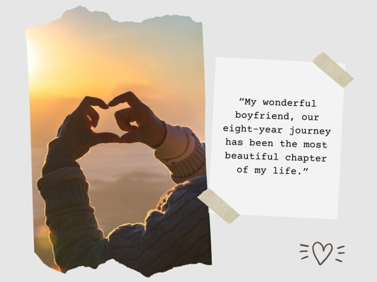 156 Heartfelt 8 Year Anniversary Quotes for All Couples