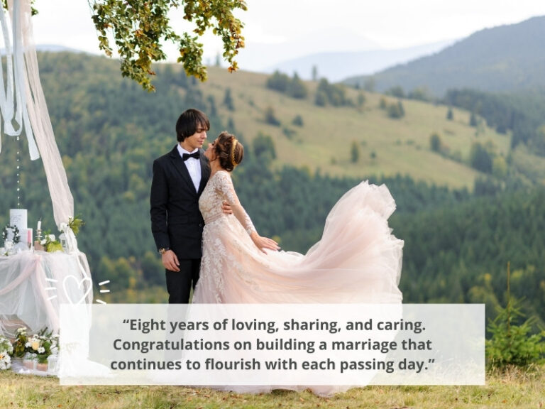 156 Heartfelt 8 Year Anniversary Quotes for All Couples
