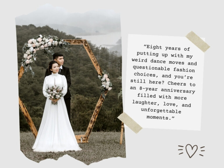 156 Heartfelt 8 Year Anniversary Quotes for All Couples