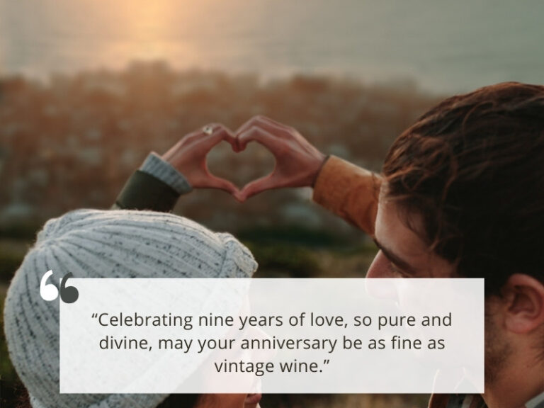 170+ Sweet 9 Year Anniversary Quotes to Share with Your Love