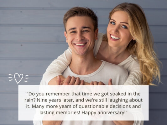 170+ Sweet 9 Year Anniversary Quotes to Share with Your Love