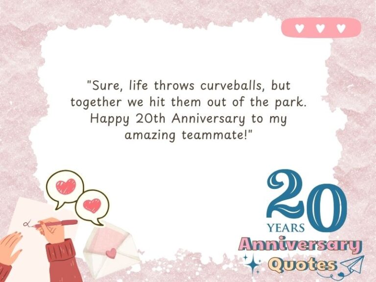 200+ Heartfelt 20 Year Anniversary Quotes for Your Spouse
