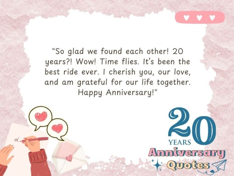 200+ Heartfelt 20 Year Anniversary Quotes for Your Spouse
