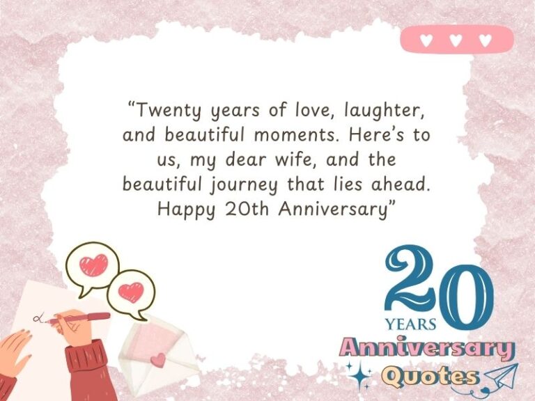 200+ Heartfelt 20 Year Anniversary Quotes for Your Spouse